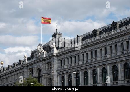 National central Bank of Spain building, Malaga, Andalusia, Spain Stock ...