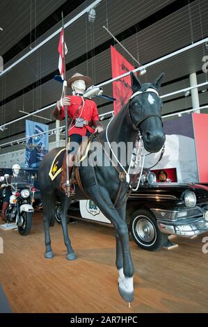 Canada, historic Police car, RCMP police car Stock Photo - Alamy