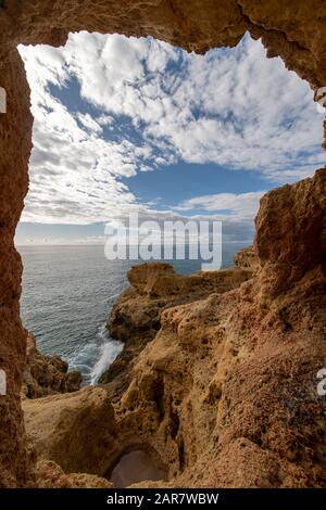 Rock formations of Algar Seco Stock Photo - Alamy