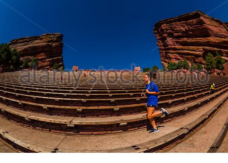 Red Rocks Amphitheatre "Ship Rock Grille" restaurant, Colorado, USA ...
