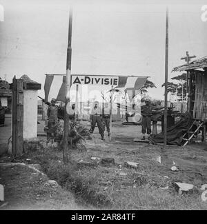 A-Division Surabaya [presentation of weapons and vehicles] Two KNIL ...