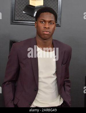 Daniel Caesar at the 62nd Annual Grammy Awards, Arrivals, Los Angeles ...