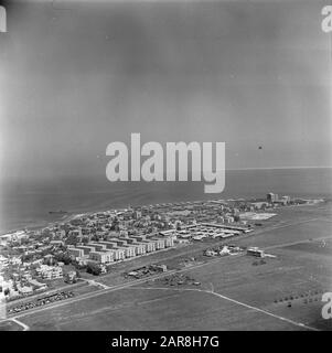 Israel 1948-1949: Haifa Haifa. City and port: in the middle are visible ...