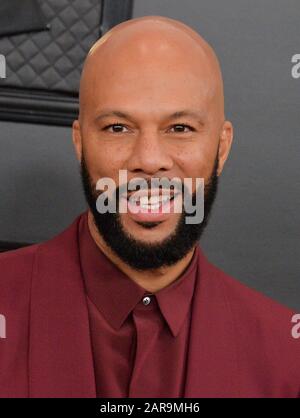 Common arrives at the 62nd annual Grammy Awards at the Staples Center ...