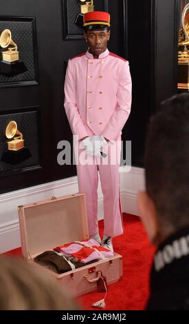 Tyler the Creator at the 62nd Annual Grammy Awards, Arrivals, Los ...