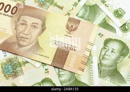 Money of Indonesia. Indonesian rupiah bills. IDR banknotes. 1000 ...