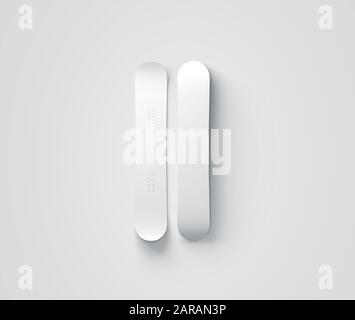 Side view isolated snowboard base layers edge boots copy space ...