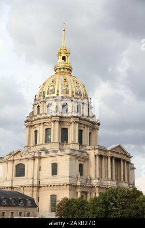 Paris, France - Invalides Palace. UNESCO World Heritage Site. HDR image ...