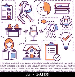 Specialized training program brochure template. Inclusive education ...