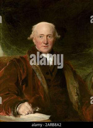 Sir Thomas Lawrence - John Julius Angerstein, aged about 55 с1790 Stock ...