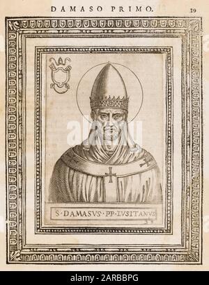 Pope Damasus I Stock Photo - Alamy