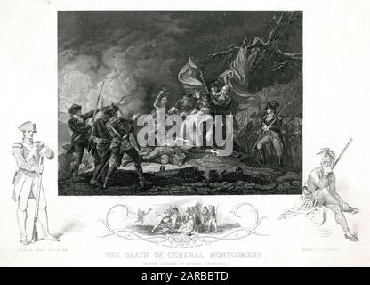 The Death of General Montgomery Stock Photo - Alamy
