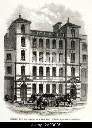 City of London Police, Bishopsgate, police station, London, UK. Police ...