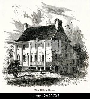 The Conference House in Staten Island, NYC, built before 1680, a ...