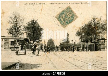 La Porte de St Ouen, at the border of the 17th and 18th arrondissements ...
