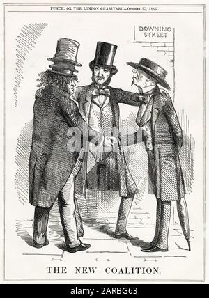 William Gladstone and Benjamin Disraeli Stock Photo - Alamy