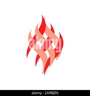 curves linked overlapping motion flow logo vector Stock Vector Image ...