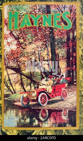 Haynes, Vintage car trade catalogue, 1908 Winners, photograph 1909 ...