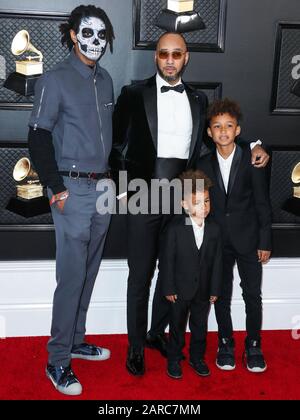 Prince Nasir Dean, Swizz Beatz, Genesis Ali Dean, Egypt Daoud Dean ...
