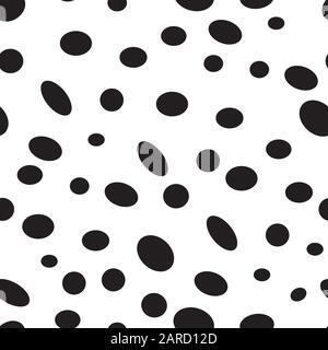 Random oval black spots on white background Stock Vector Image & Art ...