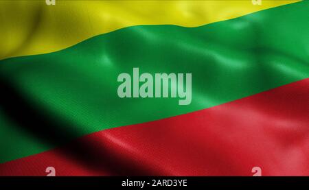 Itagui City Flag, Colombia, Closeup View Stock Photo - Alamy