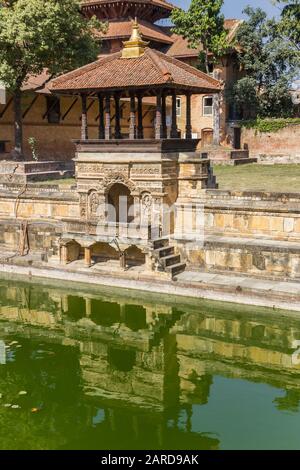 Bhandarkhal water tank in historic city Patan, Nepal Stock Photo - Alamy
