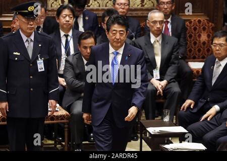 Tokyo, Japan. 27th Jan, 2020. Japanese Chief Cabinet Secretary ...