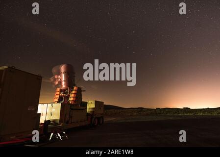 A counter rocket, artillery, and mortar system is positioned and ready ...