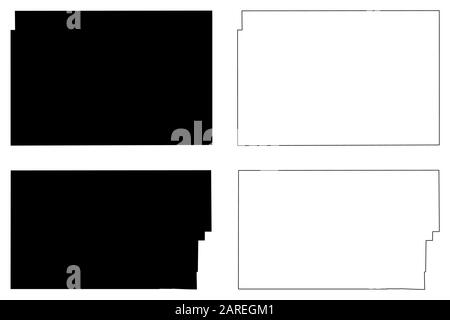 Phillips County (Colorado) outline map set Stock Vector Image & Art - Alamy