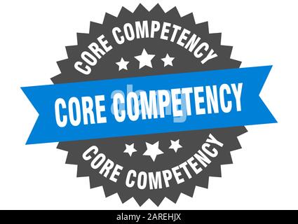 competency label. competency blue band sign. competency Stock Vector ...
