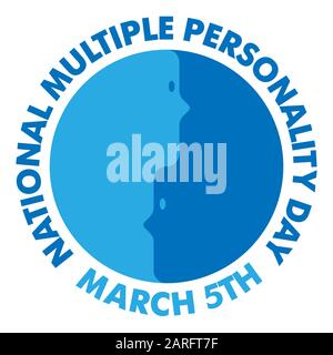 Multiple Personality Disorder, Illustration Stock Photo - Alamy