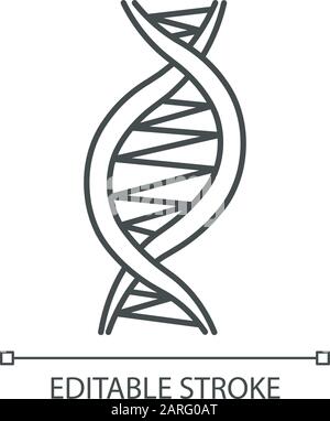 Left-handed DNA helix icon. Z-DNA. Deoxyribonucleic, nucleic acid ...