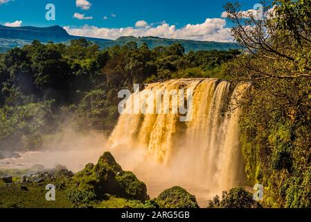 Blue Nile Falls known as Tis Abay or Tis Isat Ethiopia Stock Photo - Alamy