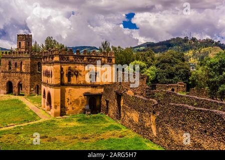 Africa Ethiopia Gondar The Royal Enclosure Stock Photo - Alamy