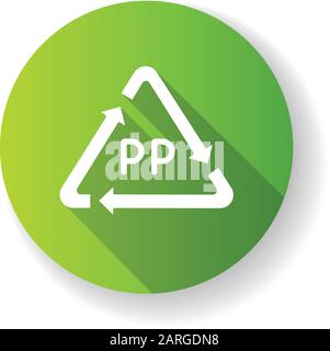 PP logo with negative space triangle and circle shape design template ...