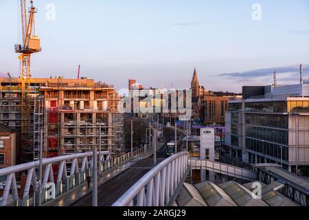 Sunrise captured from the South Side of Nottingham City ...