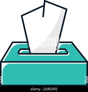 Disposable wipes cartoon vector illustration Stock Vector Image & Art ...