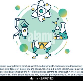 Science fair brochure template. University research. Flyer, booklet ...