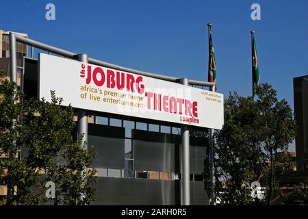 Sign in front of Joburg Theatre, Braamfontein, Johannesburg, Gauteng ...