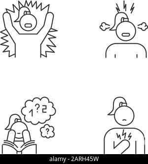 Math symbols linear icon. Thin line illustration. Is less, greater or ...