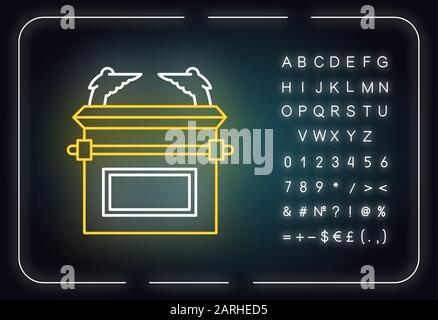 Commandment symbol neon vector icon Stock Vector Image & Art - Alamy