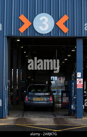 Balmoral MOT centre in Belfast Stock Photo - Alamy