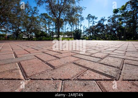 finished examples of herringbone pattern laid driveway and walkway ...