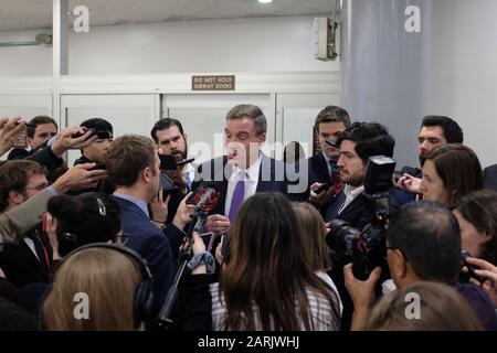 UNITED STATES - JANUARY 6: Sen. Mark Kelly, D-Ariz., arrives in the U.S ...