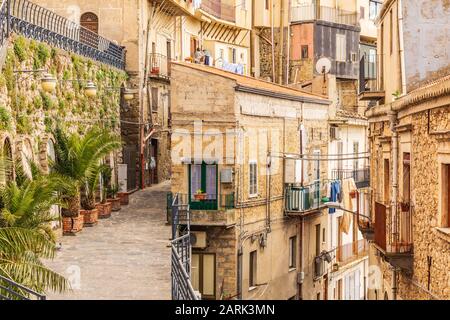 Centuripe in the province of Enna, Sicily, Italy Stock Photo - Alamy
