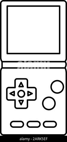 video game handle nineties style isolated icon Stock Vector Image & Art ...