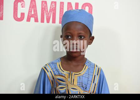 Moustapha Oumarou attends the premiere of 'Adú' ('Emboscada final') at ...