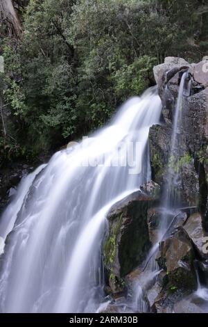 Snob's Creek Falls, waterfall at Eildon, Victoria Australia Stock Photo ...