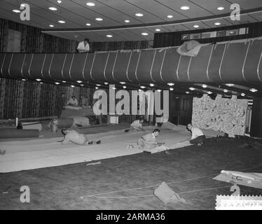 Interiors of the flagship of the HAL Rotterdam interior of the cinema ...