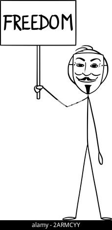 Guy Fawkes mask drawing vector Stock Vector Image & Art - Alamy